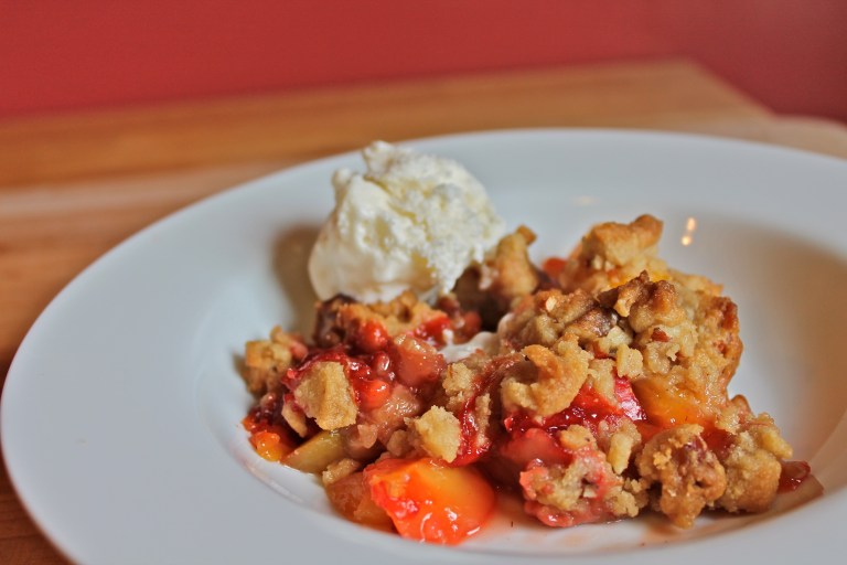 Strawberry Mango Crumble | Savory Salty Sweet