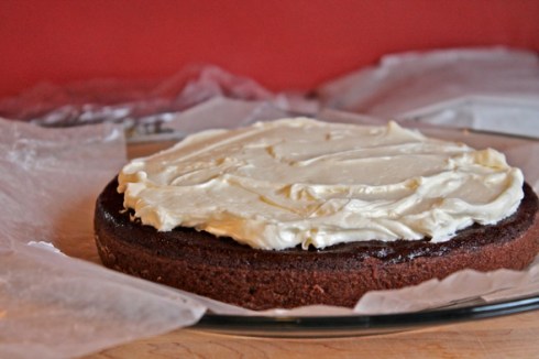Devil’s Food Cake with Cream Cheese Frosting | Savory Salty Sweet